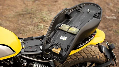 Ducati Scrambler Icon Tool Kit Compartment Image - BikeWale