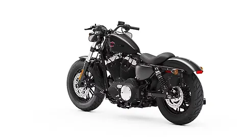 Harley-Davidson Forty Eight Left Rear Three Quarter Image - BikeWale