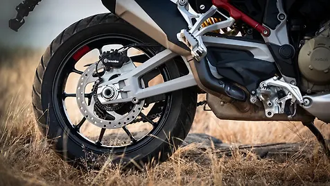 Ducati Multistrada V4 Rear Alloy Wheel Image - BikeWale