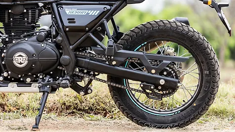 Royal Enfield Scram 411 Rear Wheel Image - BikeWale