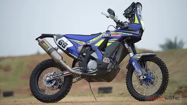 Riding a Sherco TVS RTR 450 Dakar: Life’s goal unlocked - Bikewale