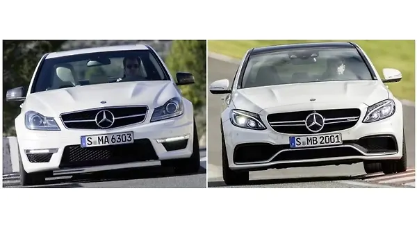 Photo Comparison: New Mercedes C63 S AMG versus old C63 AMG - CarWale