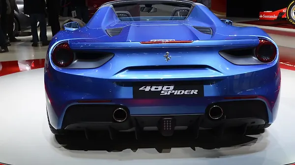 Photo gallery: Ferrari 488 Spider at Frankfurt Motor Show - CarWale