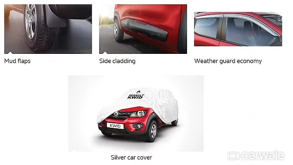 Renault Kwid accessories list revealed - CarWale