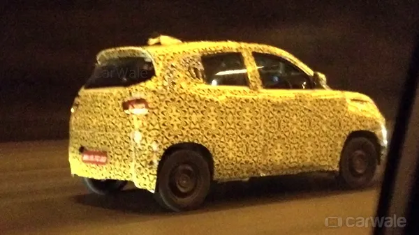 Mahindra XUV100 (S101) spotted on test again - CarWale