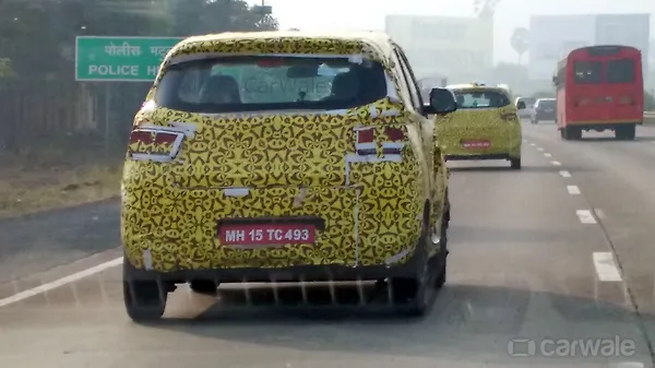 Mahindra XUV100 (S101) spotted on test again - CarWale