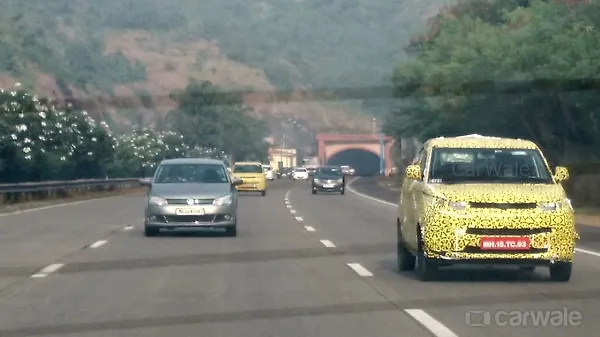 Mahindra XUV100 (S101) spotted on test again - CarWale