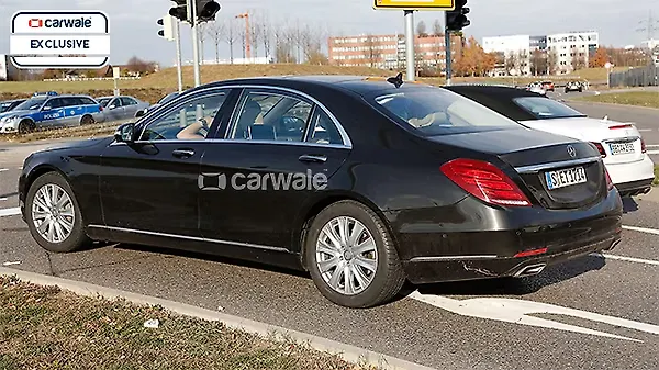 Mercedes-Benz S-Class facelift spotted on test - CarWale