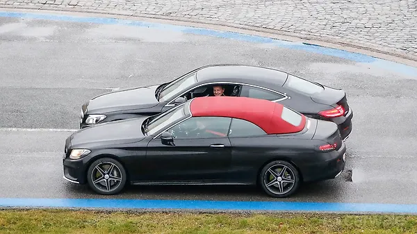 Mercedes-Benz C-Class cabriolet spotted testing - CarWale