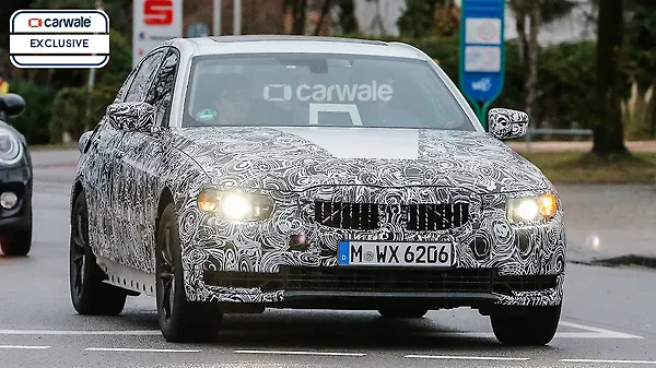 Next generation BMW 3 Series spotted on test - CarWale