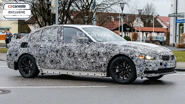 Next generation BMW 3 Series spotted on test - CarWale