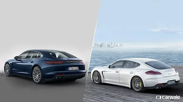 Photo Comparison: New Porsche Panamera vs Old Porsche Panamera - CarWale