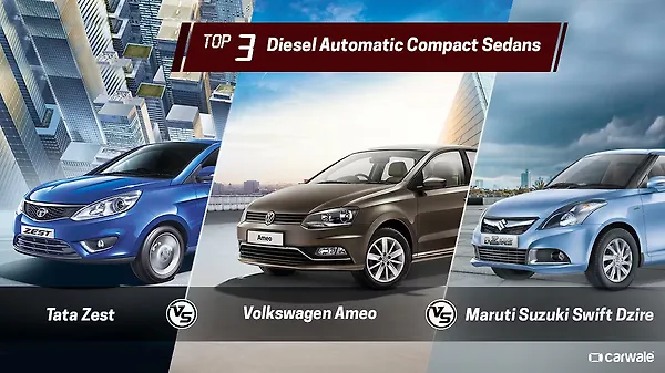 Top 3 diesel automatic compact sedans - CarWale