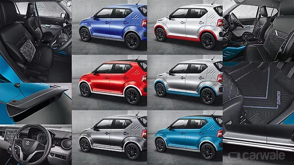 Maruti Ignis accessories revealed - CarWale