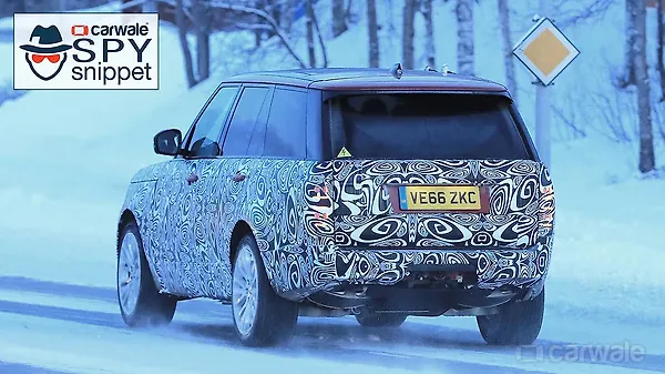 Range Rover facelift spotted undergoing snow test - CarWale