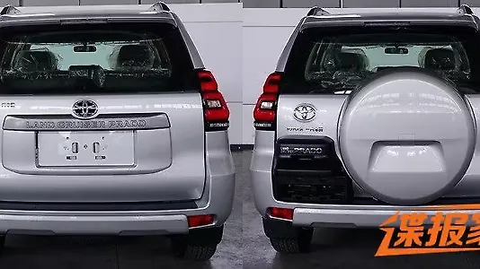 Toyota Land Cruiser Prado facelift spotted without camouflage - CarWale