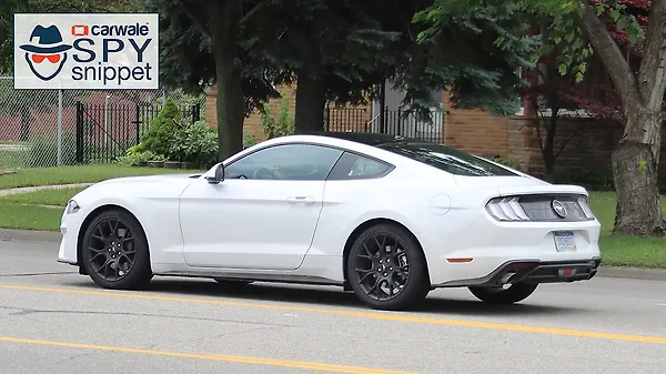 Ford Mustang facelift underworks for Europe - CarWale