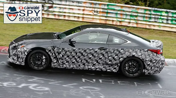 Lexus spotted testing the RC F on the ‘Ring - CarWale