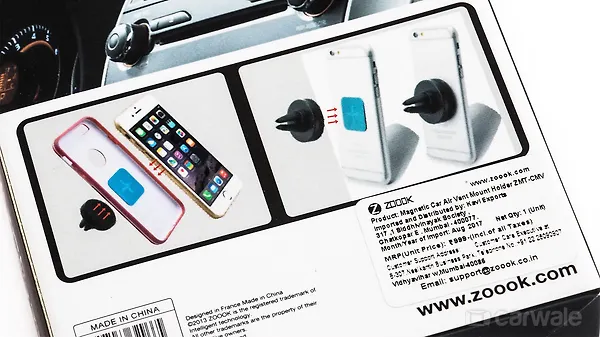 Product Review - Zoook Moto69 ZMT-CMV Mobile Holder - CarWale