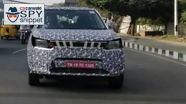 Mahindra S201 compact SUV spotted testing in Chennai - CarWale