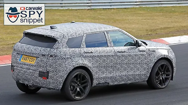 Second generation Range Rover Evoque spied testing - CarWale