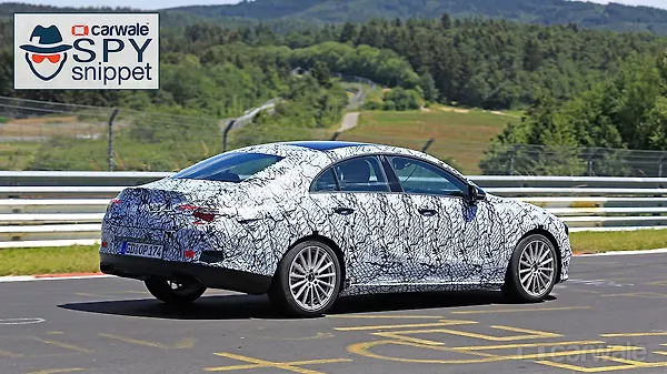 New-gen Mercedes-Benz CLA spotted testing at the ‘Ring - CarWale