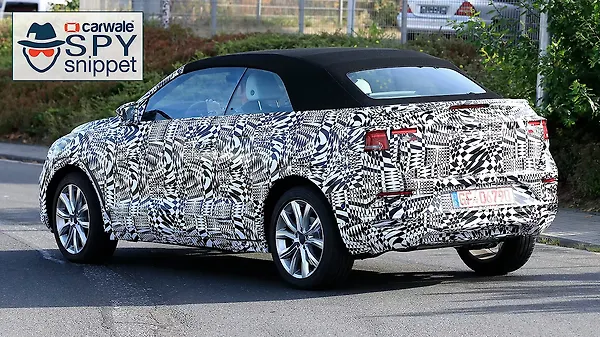 Volkswagen T-Cross cabriolet spotted testing - CarWale
