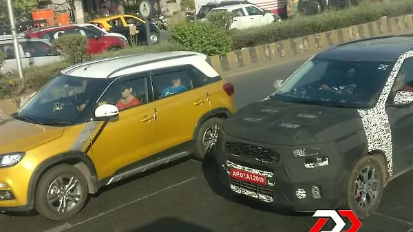 Kia SP2i spotted testing in production guise ahead of India launch ...