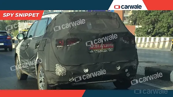 Production Kia SP2i spotted testing ahead of launch in India - CarWale