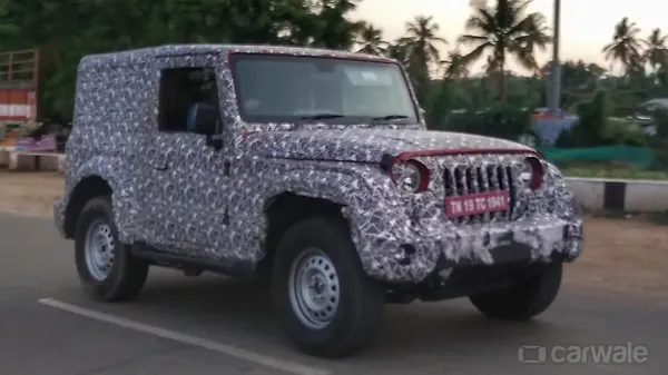 New-gen Mahindra Thar spotted on test - CarWale