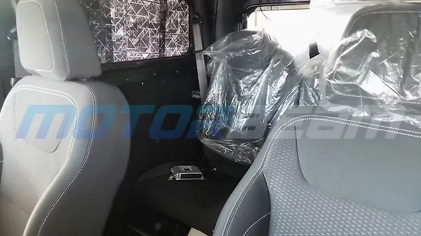 Next-gen Mahindra Thar interiors spied - CarWale