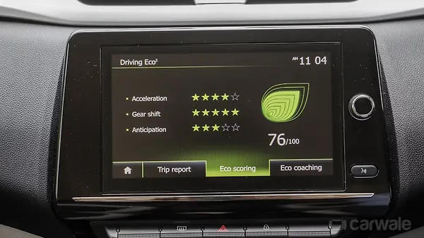 Renault Triber touchscreen system and digital instrument cluster ...