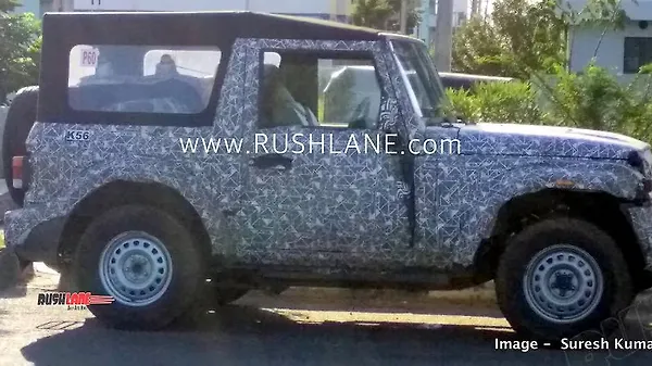 Next-gen Mahindra Thar spied again, new details leaked - CarWale