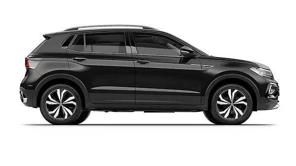 Discontinued Taigun GT Edge Deep Black Pearl chrome 1.5 TSI DSG on road ...