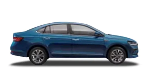 Slavia Classic 1.0L TSI MT (Lava Blue) on road Price | Skoda Slavia ...