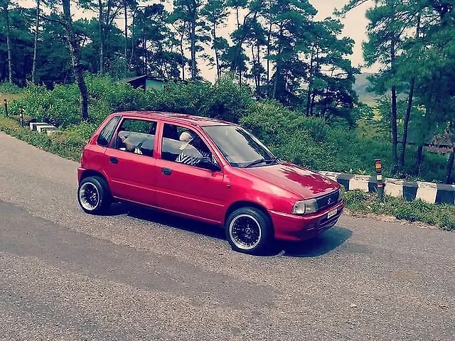 Modified White Maruti Zen