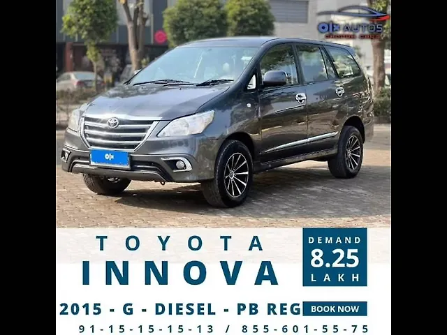 Used 2015 Toyota Innova [2015-2016] 2.5 G BS IV 7 STR for sale in ...
