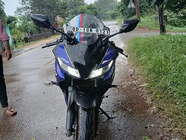 Used 2020 Yamaha YZF R15 V3 Racing Blue - ABS BS VI for sale in ...