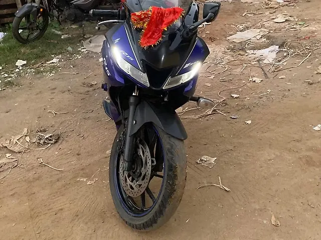 Used 2019 Yamaha YZF R15 V3 Racing Blue - ABS BS VI for sale in Deoghar ...