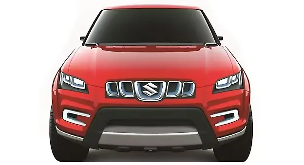 Maruti's compact SUV spotted on test - CarWale