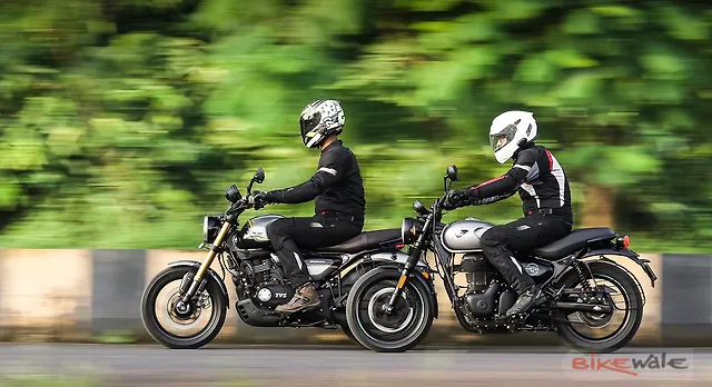 Royal Enfield Hunter 350 vs TVS Ronin 225: Comparison Test Review ...