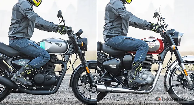 Royal Enfield Classic 350 vs Royal Enfield Hunter 350: Comparison Test ...