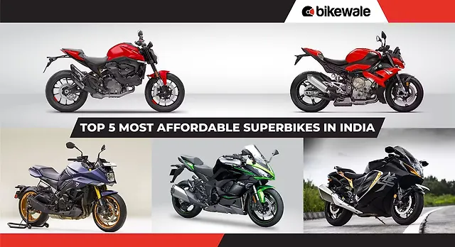 5 most affordable superbikes in India - Suzuki Hayabusa, Kawasaki Ninja ...