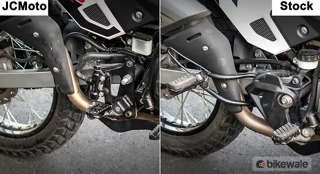 Hero Xpulse 200 Enduro Footpeg Hangers by JCMoto: On The Bike - BikeWale
