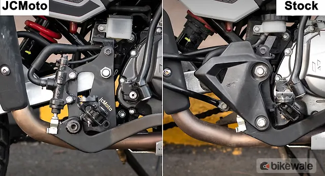 Hero Xpulse 200 Enduro Footpeg Hangers by JCMoto: On The Bike - BikeWale