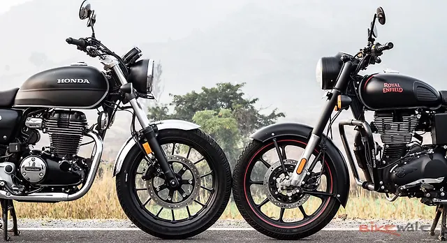 Honda CB350 vs Royal Enfield Classic 350 : Comparison Test Review ...