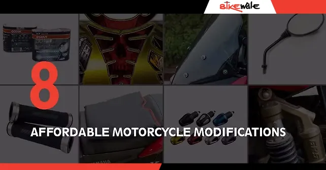 8 affordable motorcycle modifications - Bikewale