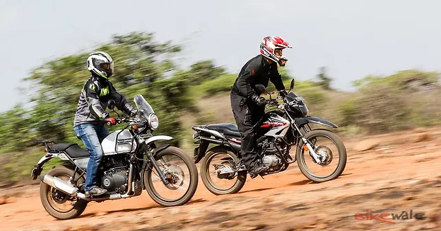 Royal Enfield Himalayan vs Hero Impulse: Comparison Review - BikeWale