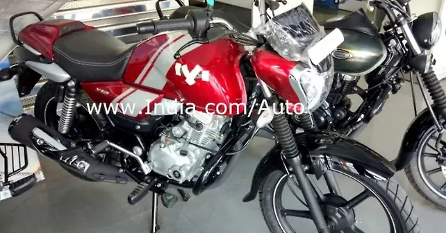 Bajaj V12 spotted at dealership - BikeWale