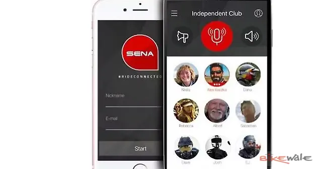 Sena introduces rangeless intercom smartphone app - BikeWale
